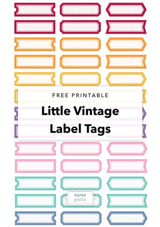 Free Printable Labels And Tags