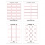 Free Printable Vintage Red Labels - tortagialla