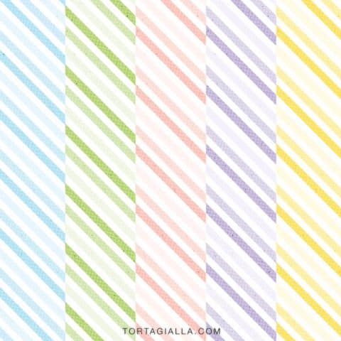 Free Printable Pastel Stripe Digital Papers - tortagialla