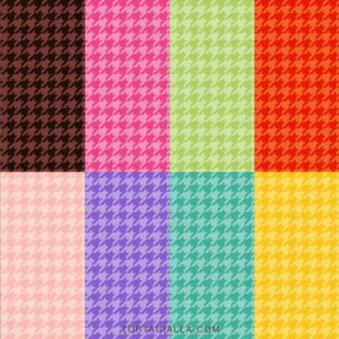 Houndstooth Pattern Digital Paper Printables - tortagialla