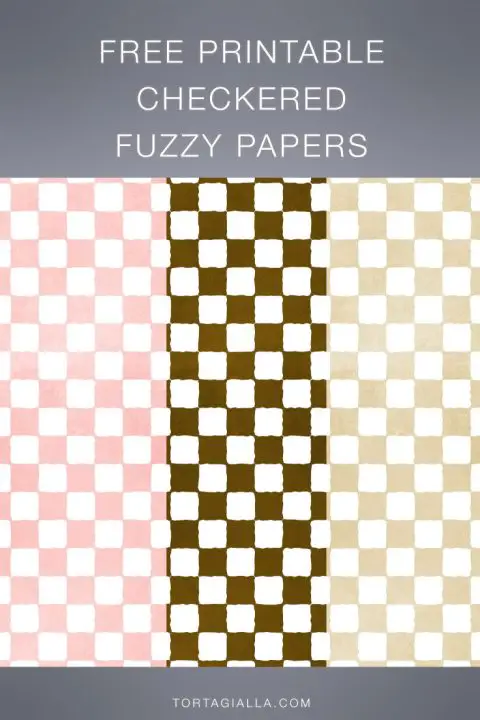 Free Printable Cozy Checkered Patterned Paper Download - tortagialla