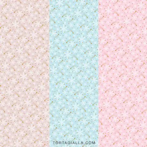 Shooting Stars Christmas Wrapping Paper Free Printable - tortagialla